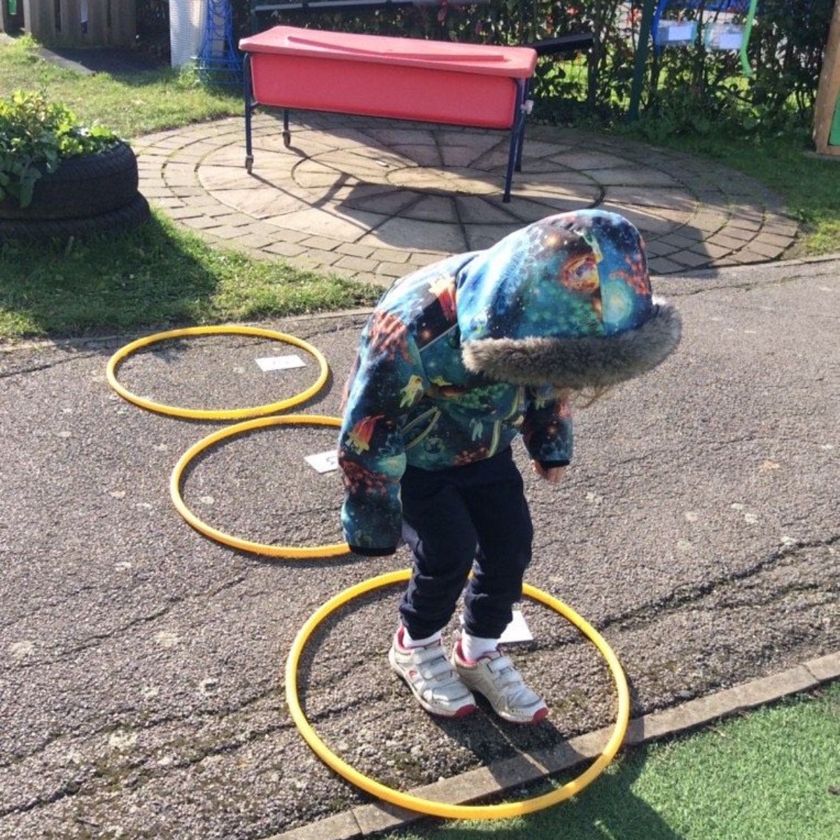 Katherine Semar Schools - EYFS love ‘bouncy blending!'