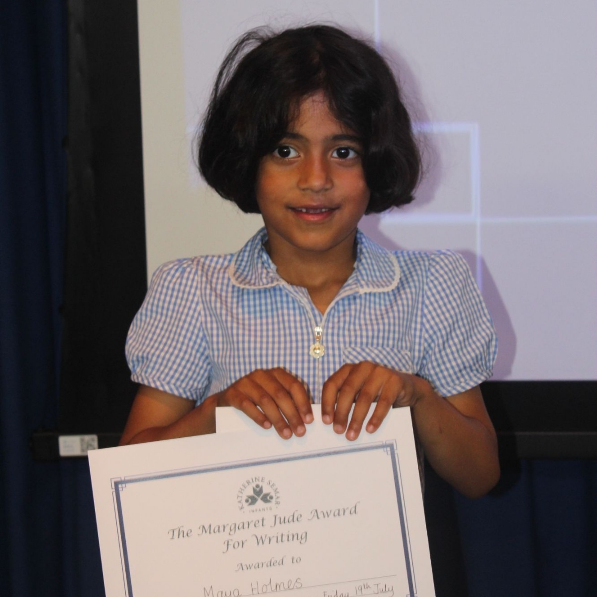 Katherine Semar Schools - Margaret Jude Award